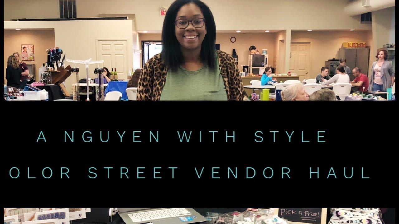 My Color Street HAUL! My First Color Street Vendor Event - YouTube