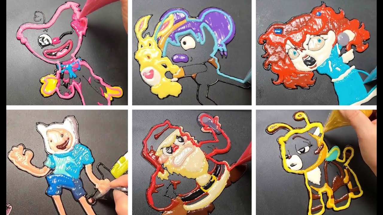 FRIDAY NIGHT FUNKIN-Pancake art Challenge/Poppy Playtime, Kissy Missy ...