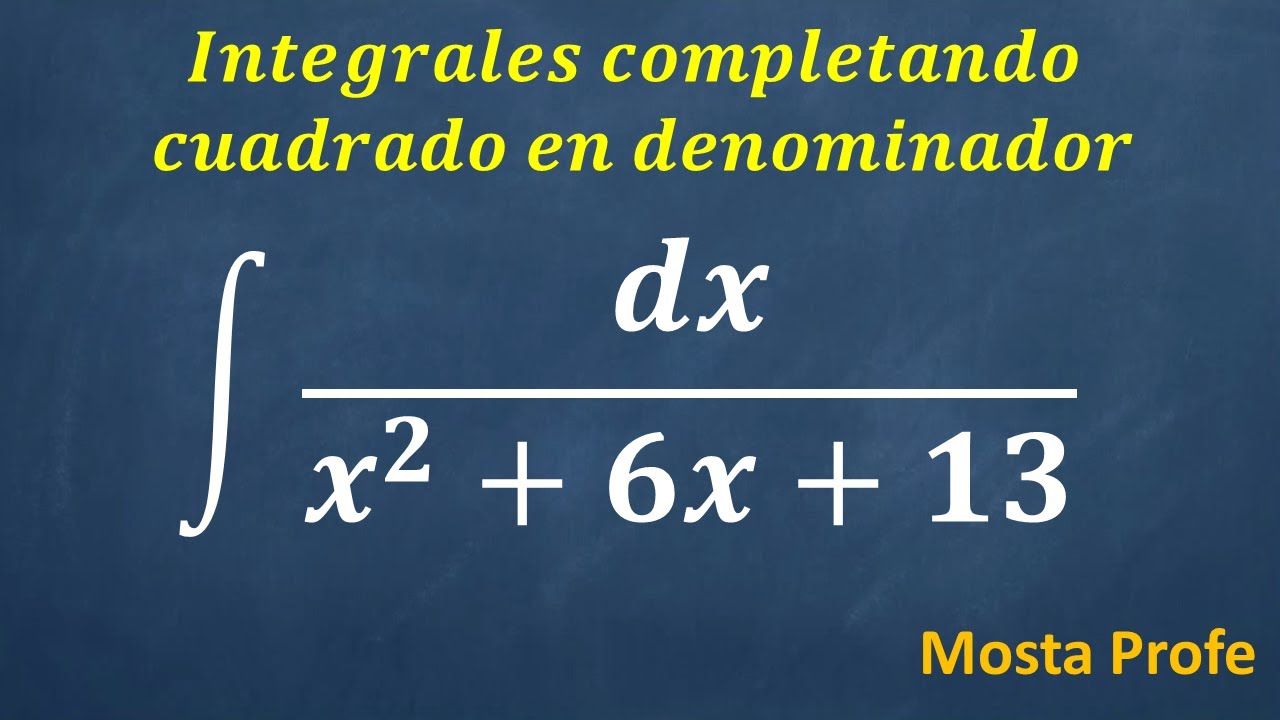 Integrales Completando Cuadrado Por Sustituci n Que Dan Como Resultado integrales-completando-cuadrado-por-sustituci-n-que-dan-como-resultado
