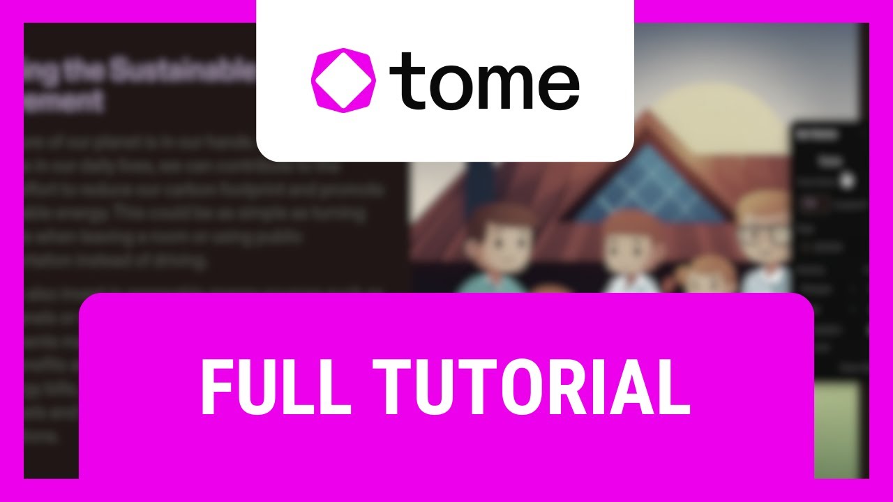 Tome AI Tutorial: Create Stunning Presentations - YouTube