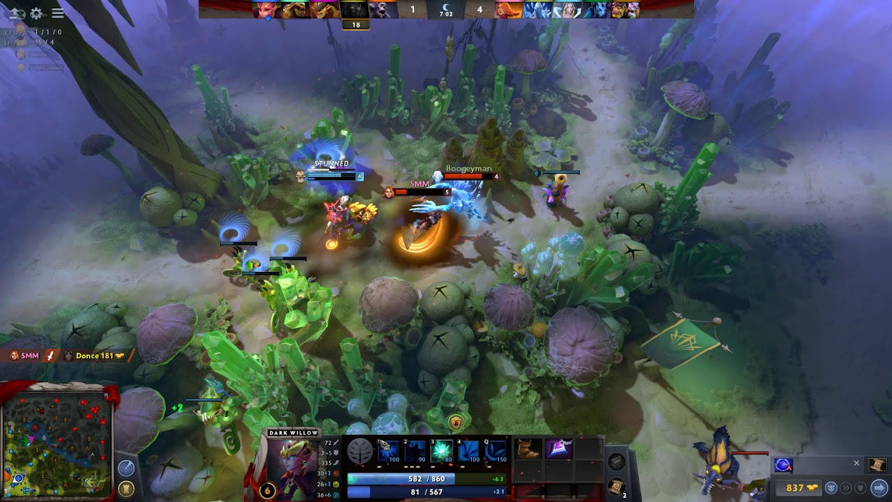Dota 2 5 Player Team VS Random LT - YouTube