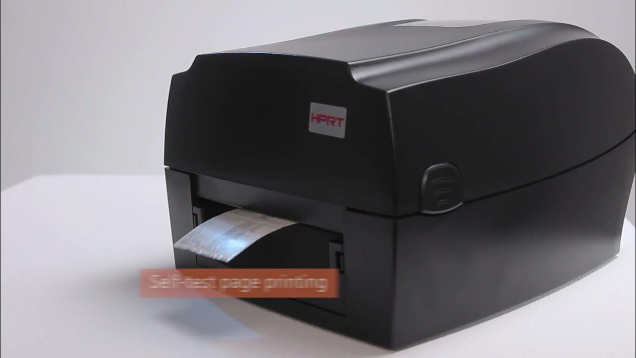 【HPRT】 HT300 - 300m Ribbon Thermal Transfer Label Printer - YouTube