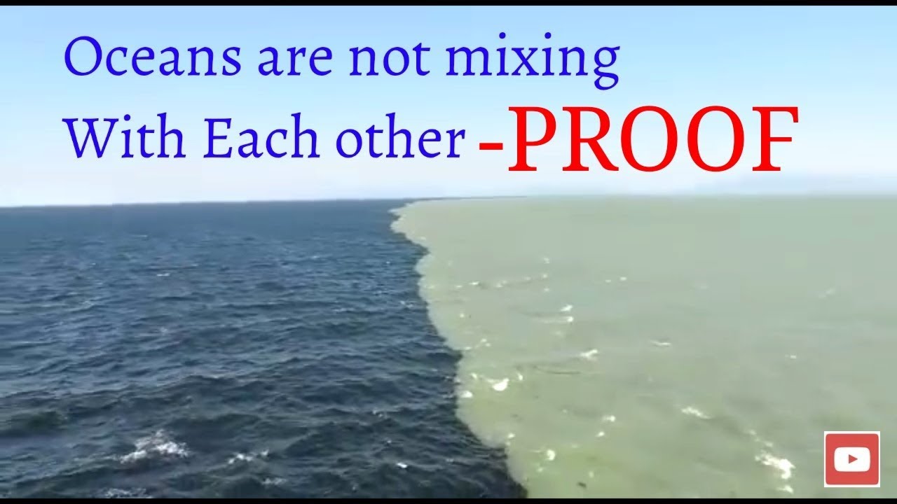 The two oceans not mixing with each other... Miracle of Allah|Al Quran ...