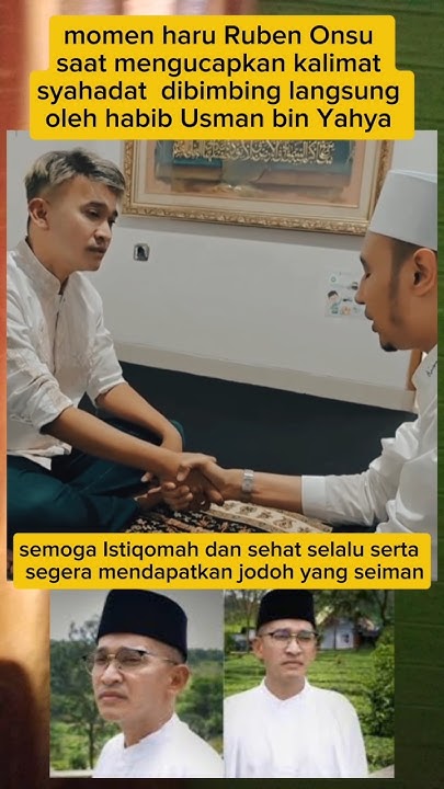 momen haru saat Ruben Onsu mengucapkan kalimat syahadat 😥#short#video# - YouTube