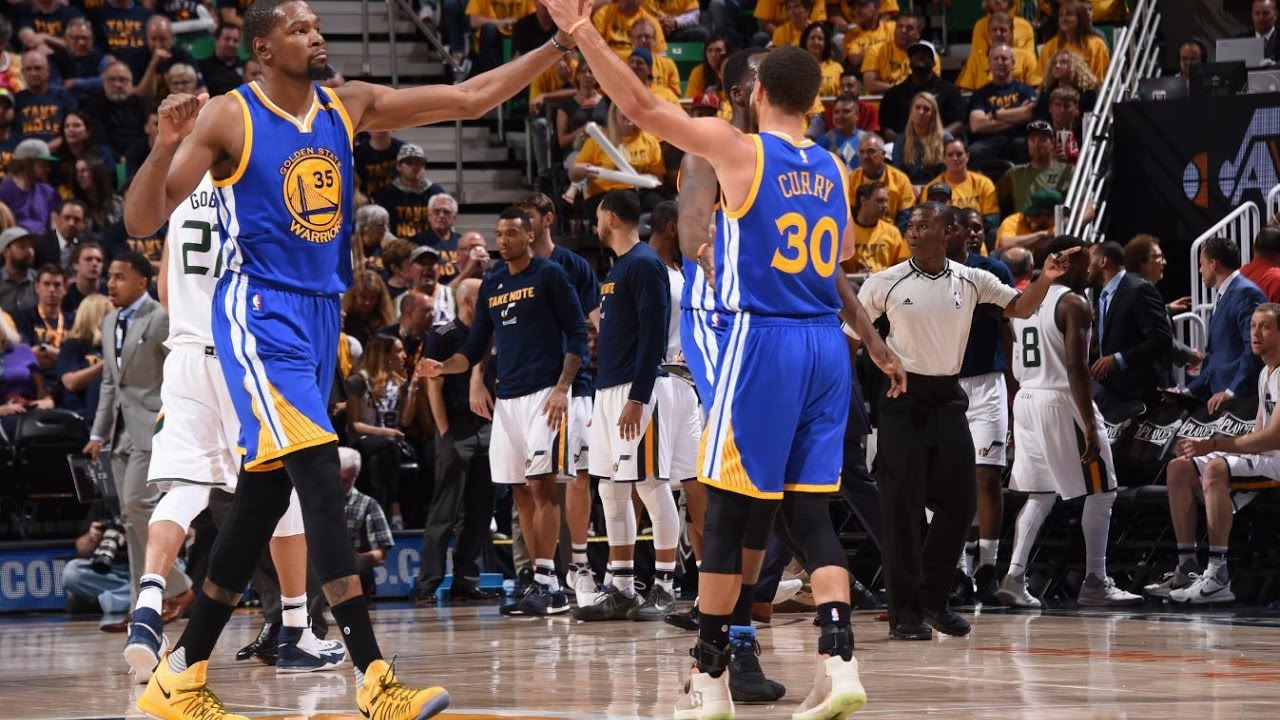 Best of the Warriors' Big 4 in Game 4 Clincher | May 8, 2017 - YouTube