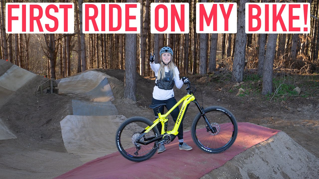 RIDING MY NEW BIKE FOR THE FIRST TIME! - YouTube