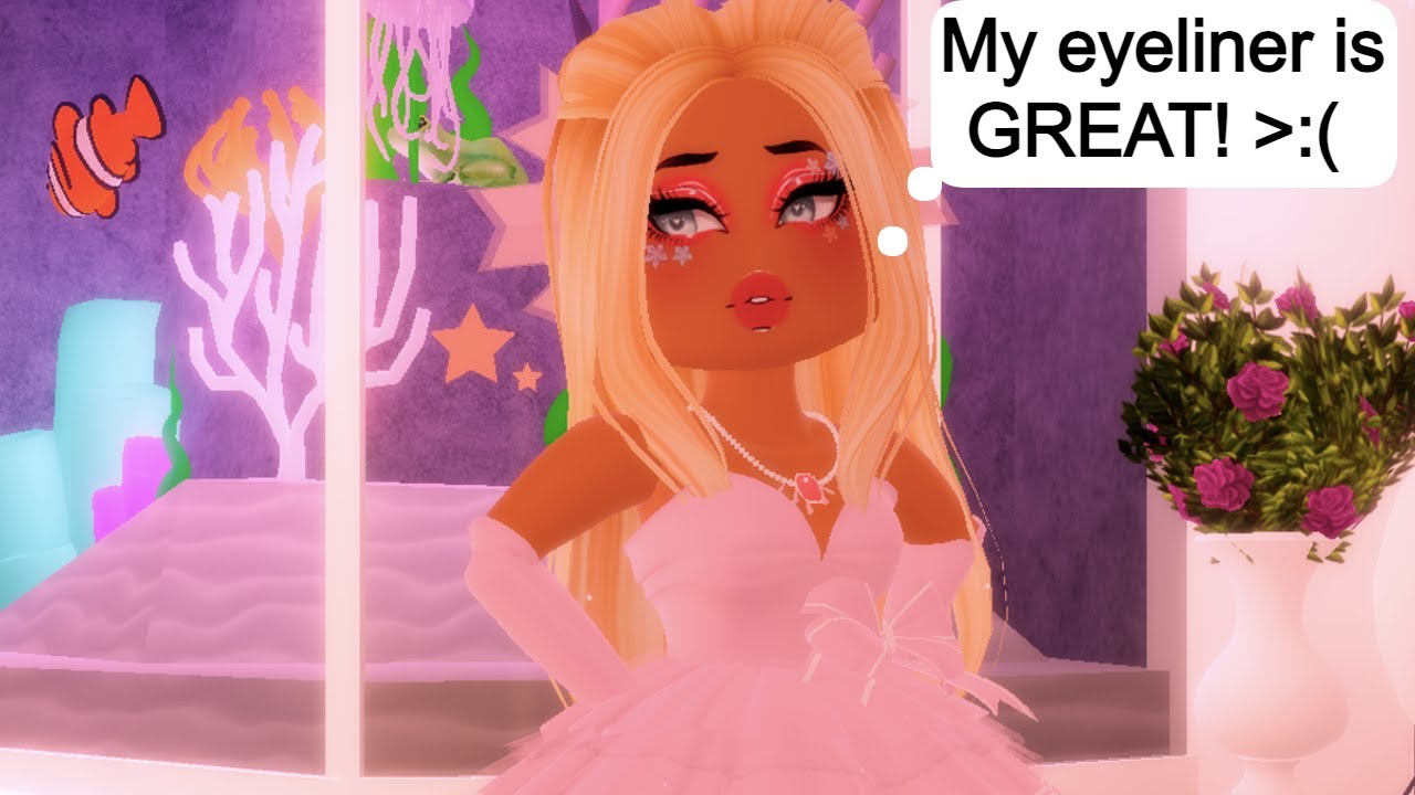 When You Tell Barbie To Fix Her Eyeliner-(Meme Roblox) - YouTube