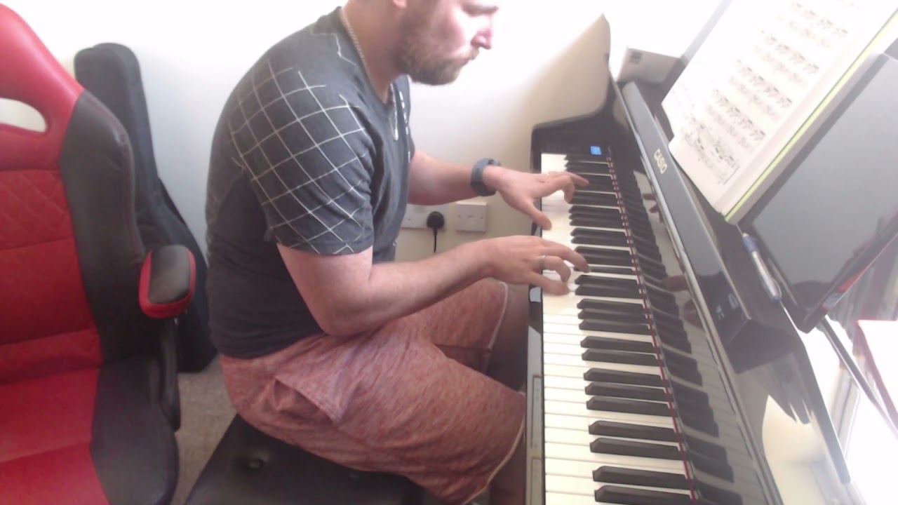 Bach Prelude in C - New Piano Casio GP510, Plus Blooper :D - YouTube