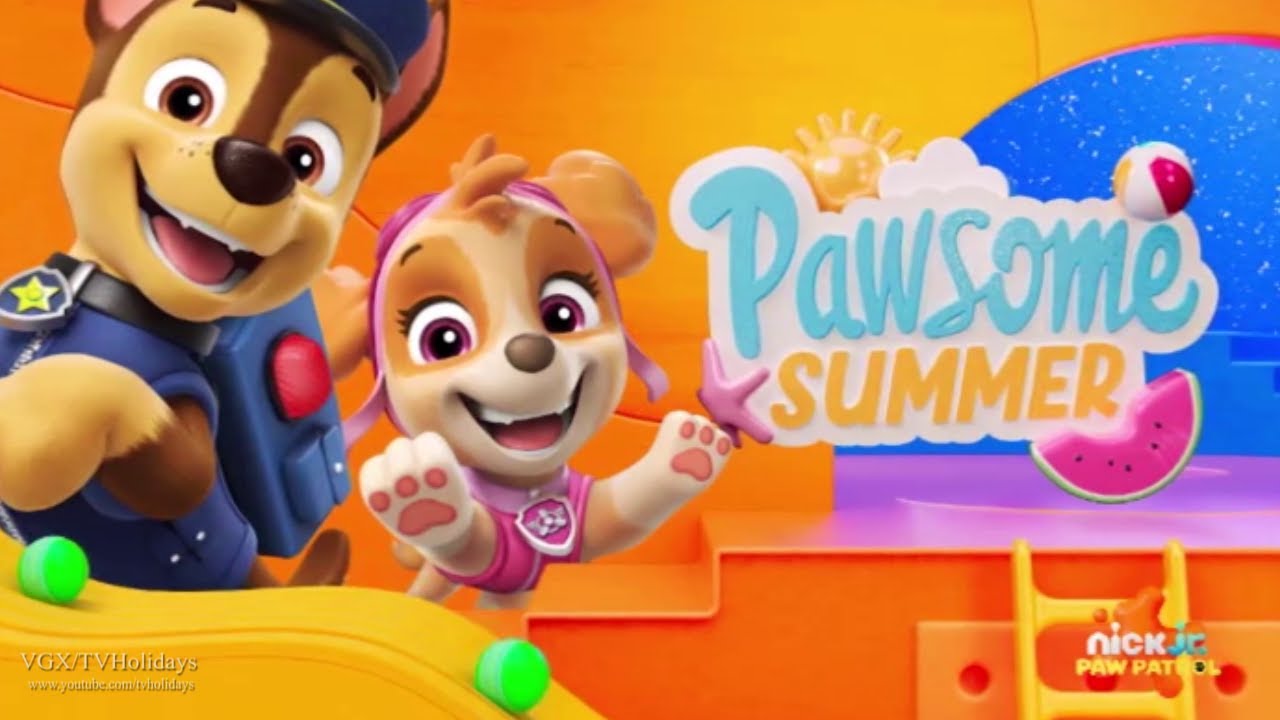Nick Jr Paw Patrol UK Summer Continuity 2024 Pawsome Summer - YouTube