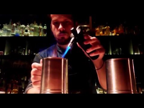 How to make blue blazer!Rum cocktail! - YouTube