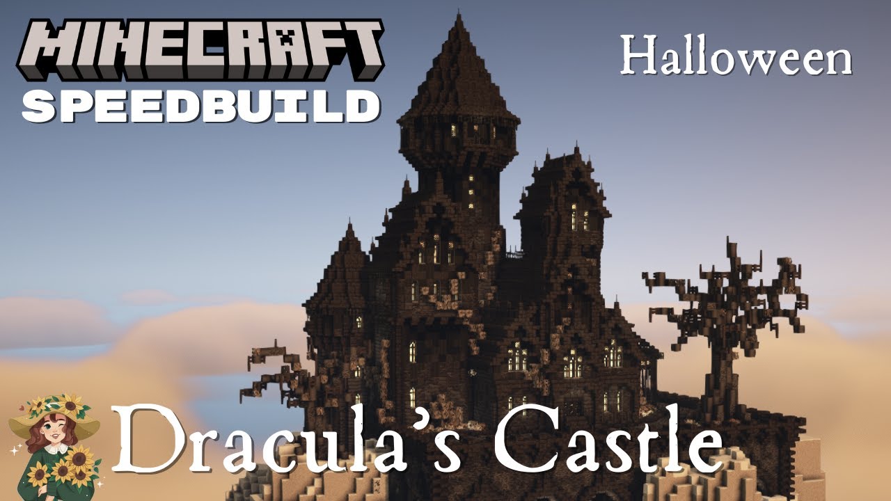 🧛‍♂️ Dracula's Castle | Aesthetic Gothic Minecraft Speedbuild ...