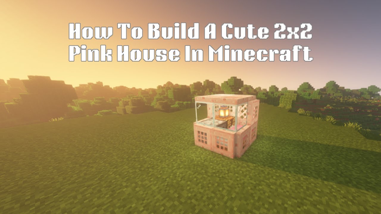 How To Build A Cute 2x2 House In Minecraft - YouTube