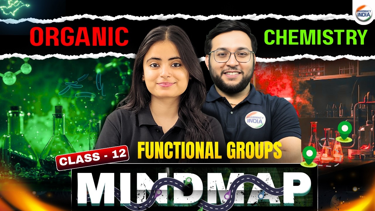Class - 12 | Functional Groups | Organic Chemistry | Mind Map # ...