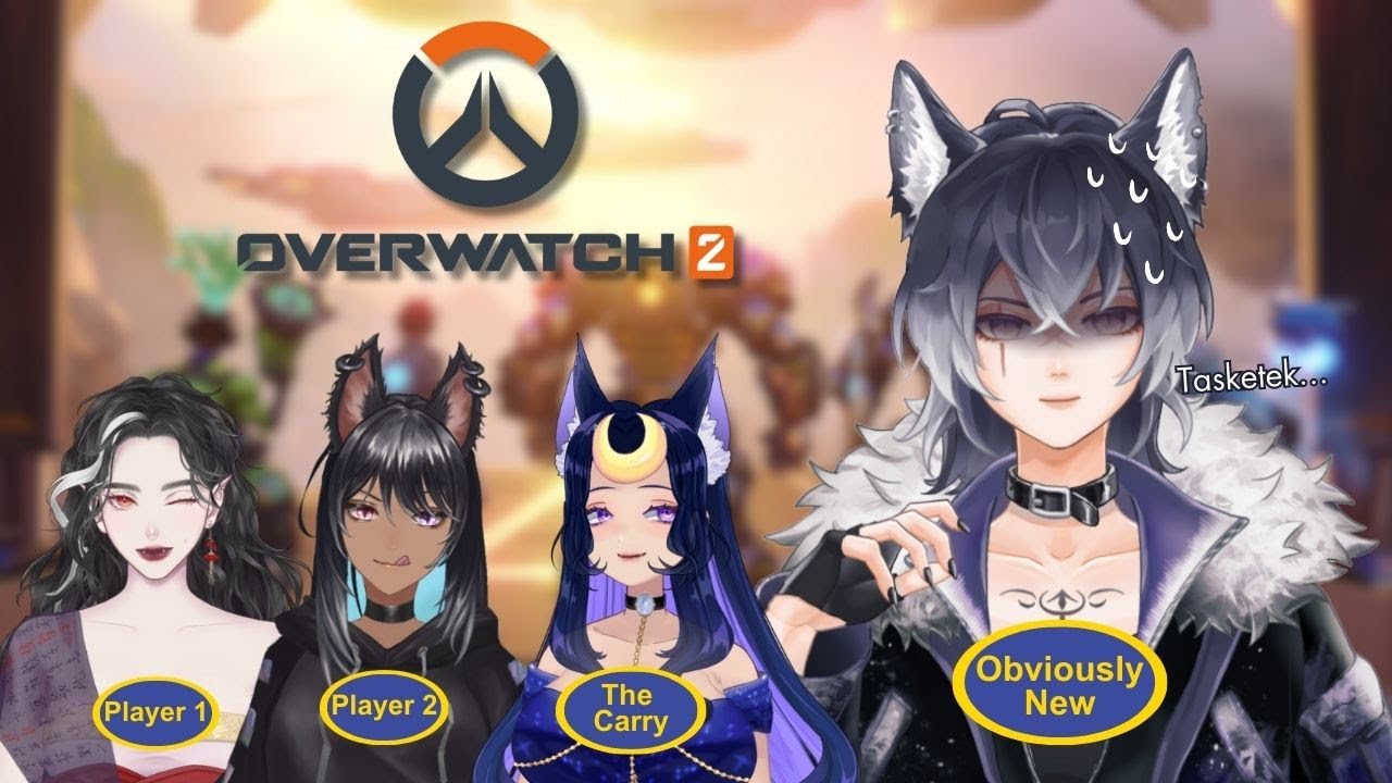 🐺 【Fenrir's POV】 Chaotic Overwatch 2 with @airalunagrandia ...