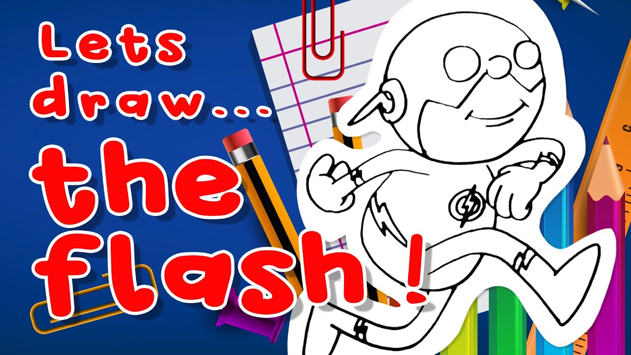 How to draw THE FLASH - YouTube