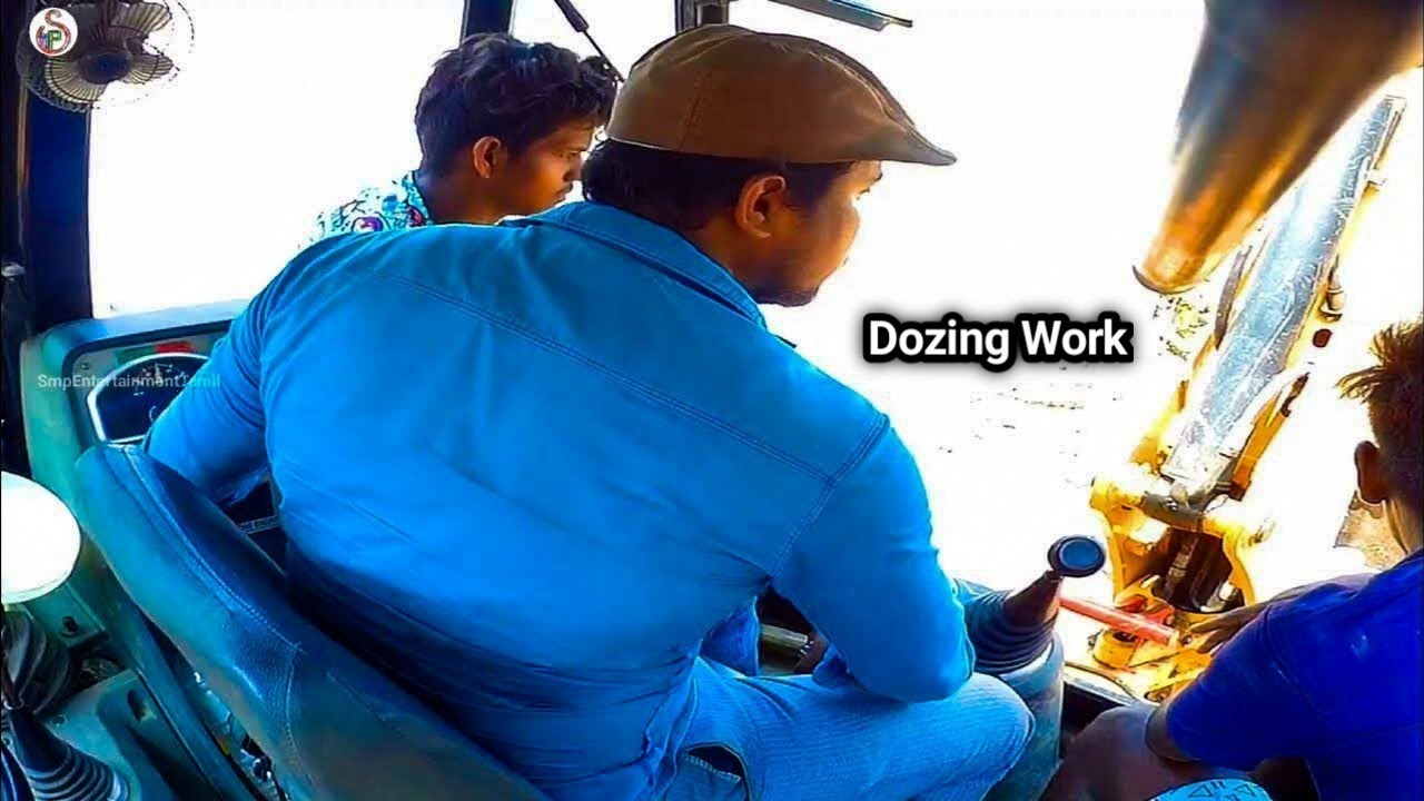 JCB Machine | Making a Road | JCB 3dx leveling | JCB Dozing Work ...