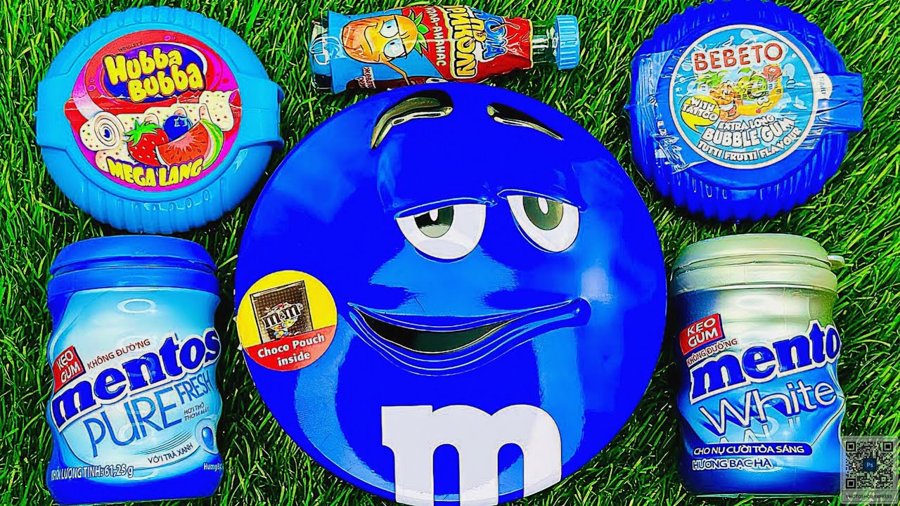 Satisfying Video | Unpacking and Mixing Rainbow Mentos Candy AND Original M&M’s Boxes ASM - YouTube