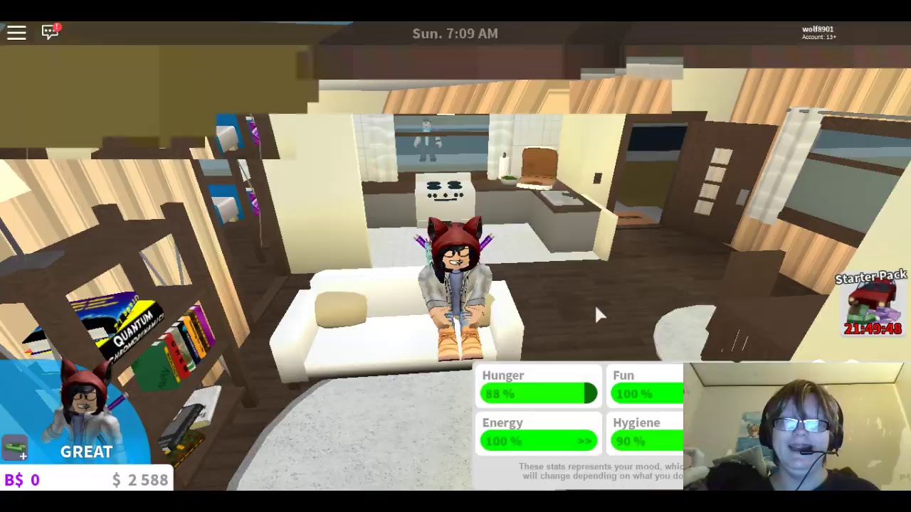 first of lets play roblox blocksburg! - YouTube