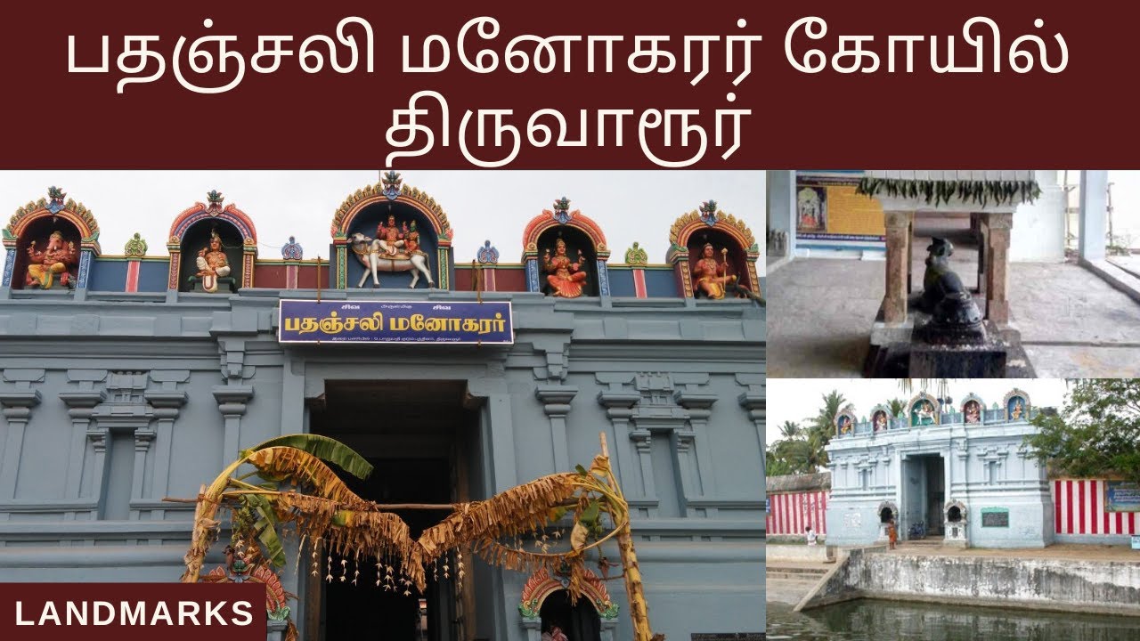 Patanjali Manoharar Temple Vilamal Thiruvarur | பதஞ்சலி மனோகரர் கோயில் ...