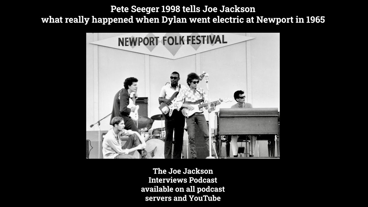 Pete Seeger remembers Bob Dylan going electric at Newport #movies # ...