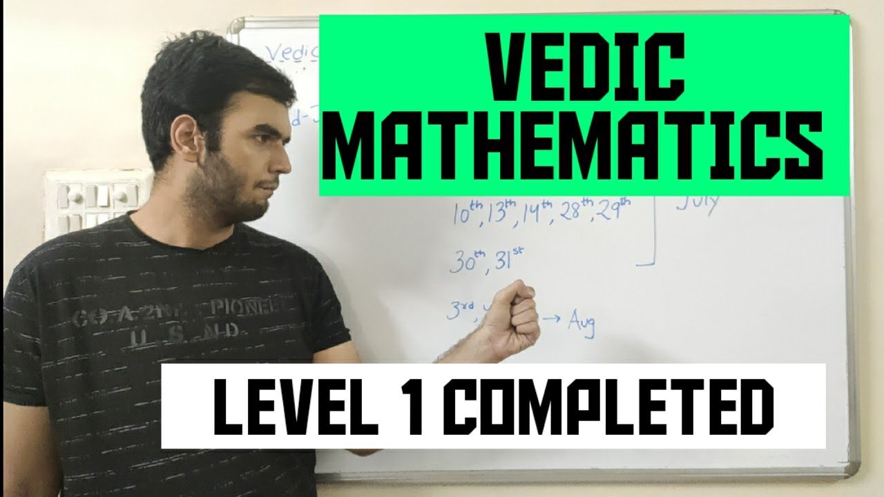 Vedic Maths Level 1 Completed - YouTube