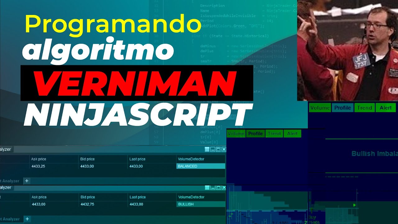 Programando Algoritmo Verniman Ninjascript - YouTube