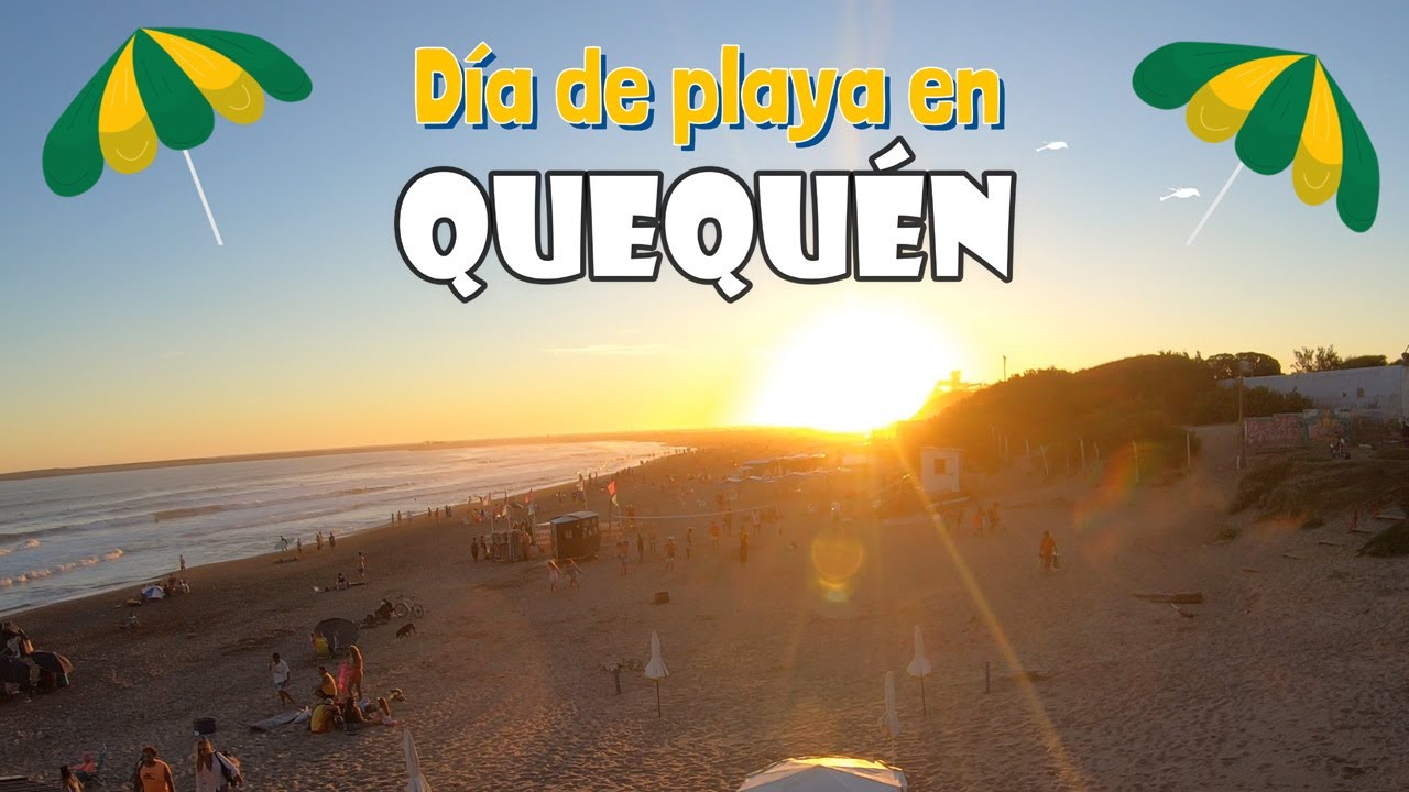 Día de PLAYA QUEQUEN NECOCHEA Argentina - YouTube