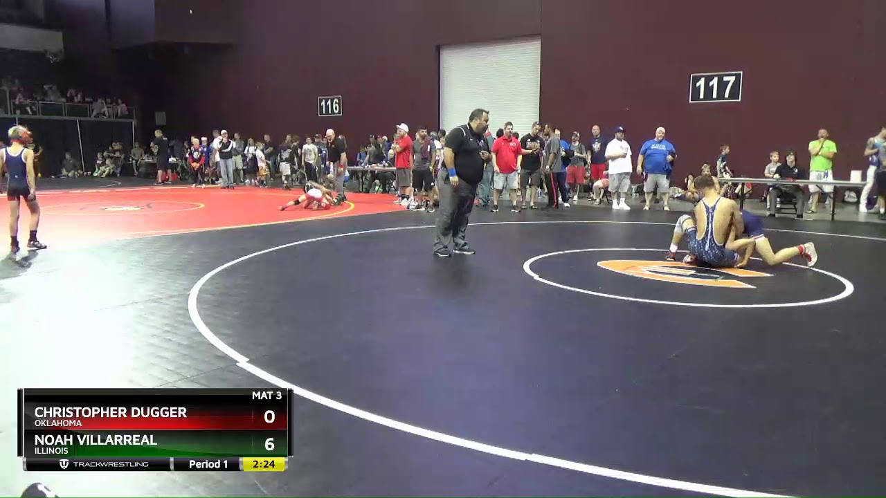 Cadet Men 138 Christopher Dugger Oklahoma Vs Noah Villarreal Illinois ...