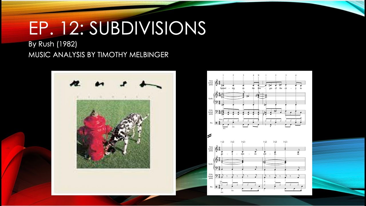 "Subdivisions" Music Analysis by Timothy Melbinger - YouTube