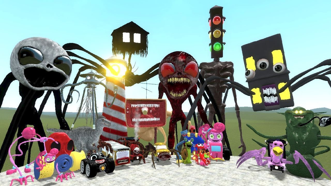 EVERYTHING TURNED INTO MONSTERS | LIGHT HEAD, HOUSE HEAD, CAMERA HEAD ...