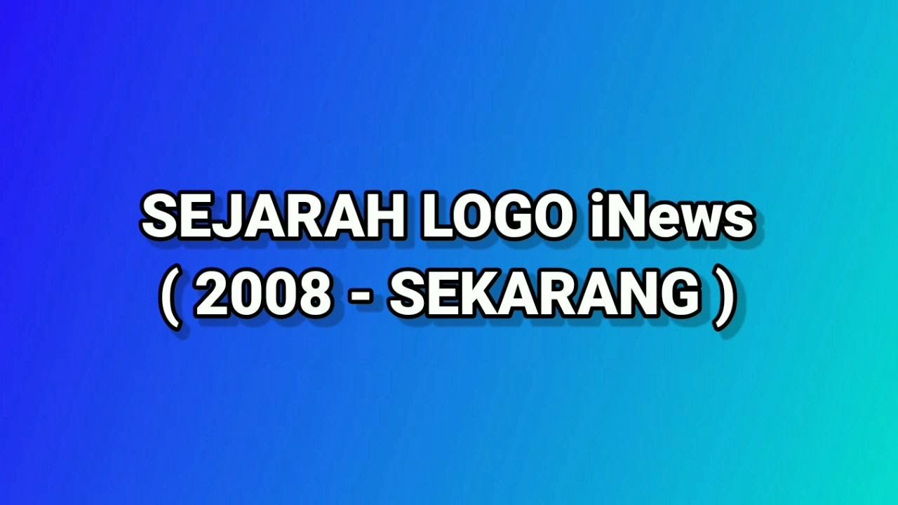 Sejarah Logo iNews (2008-Sekarang) - YouTube