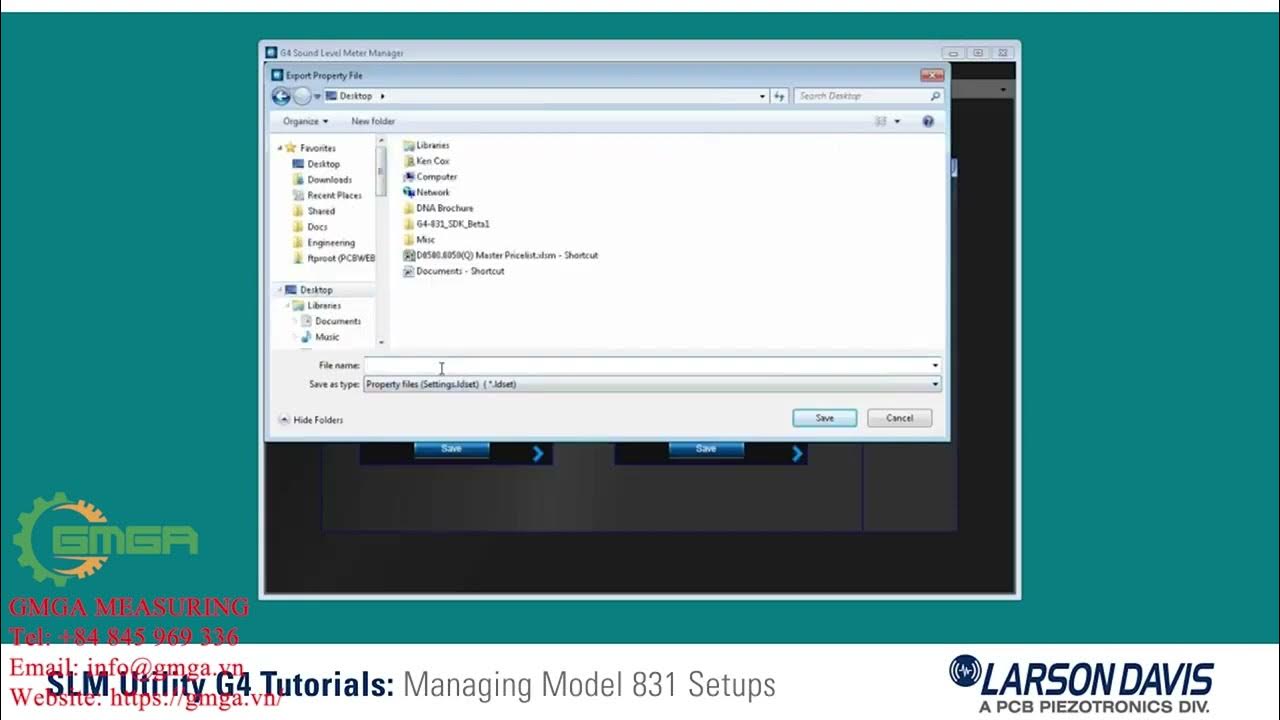 Quản lý thiết lập Model 831 bằng Phần mềm tiện ích G4 LD | GMGA ...