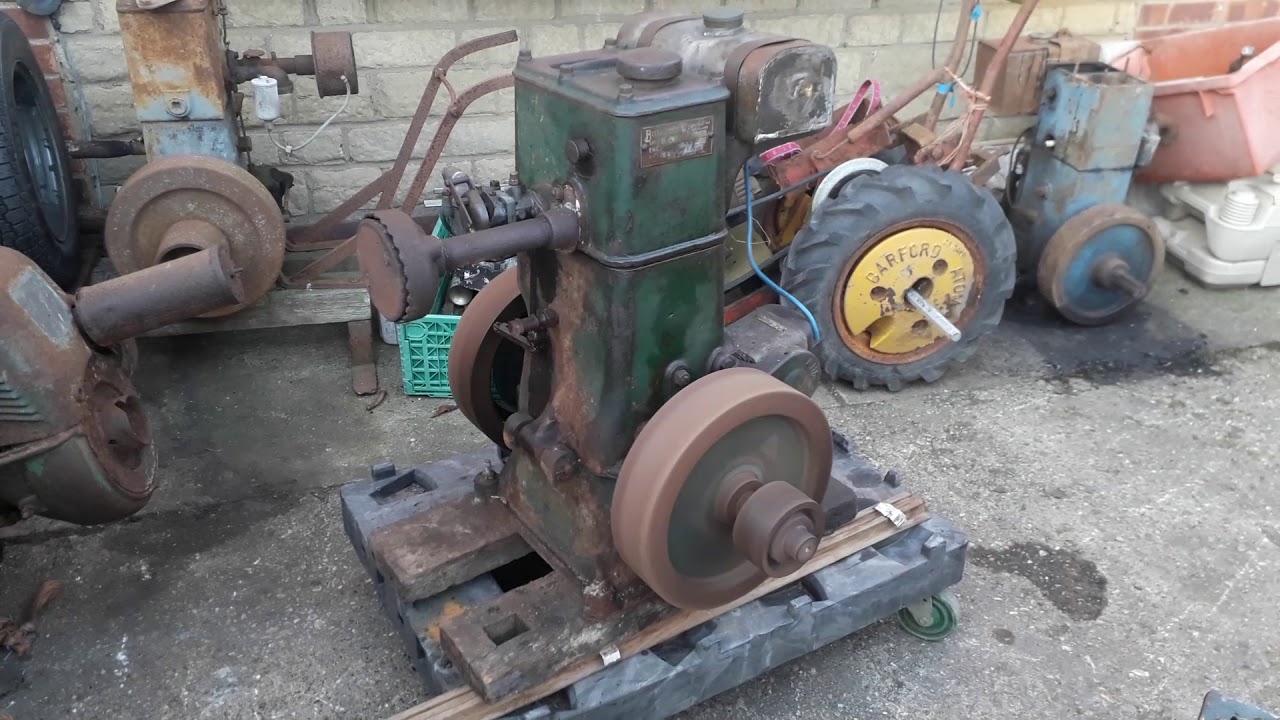 Rusty Relics Bamford EV1 petrol stationary engine FOR SALE - YouTube