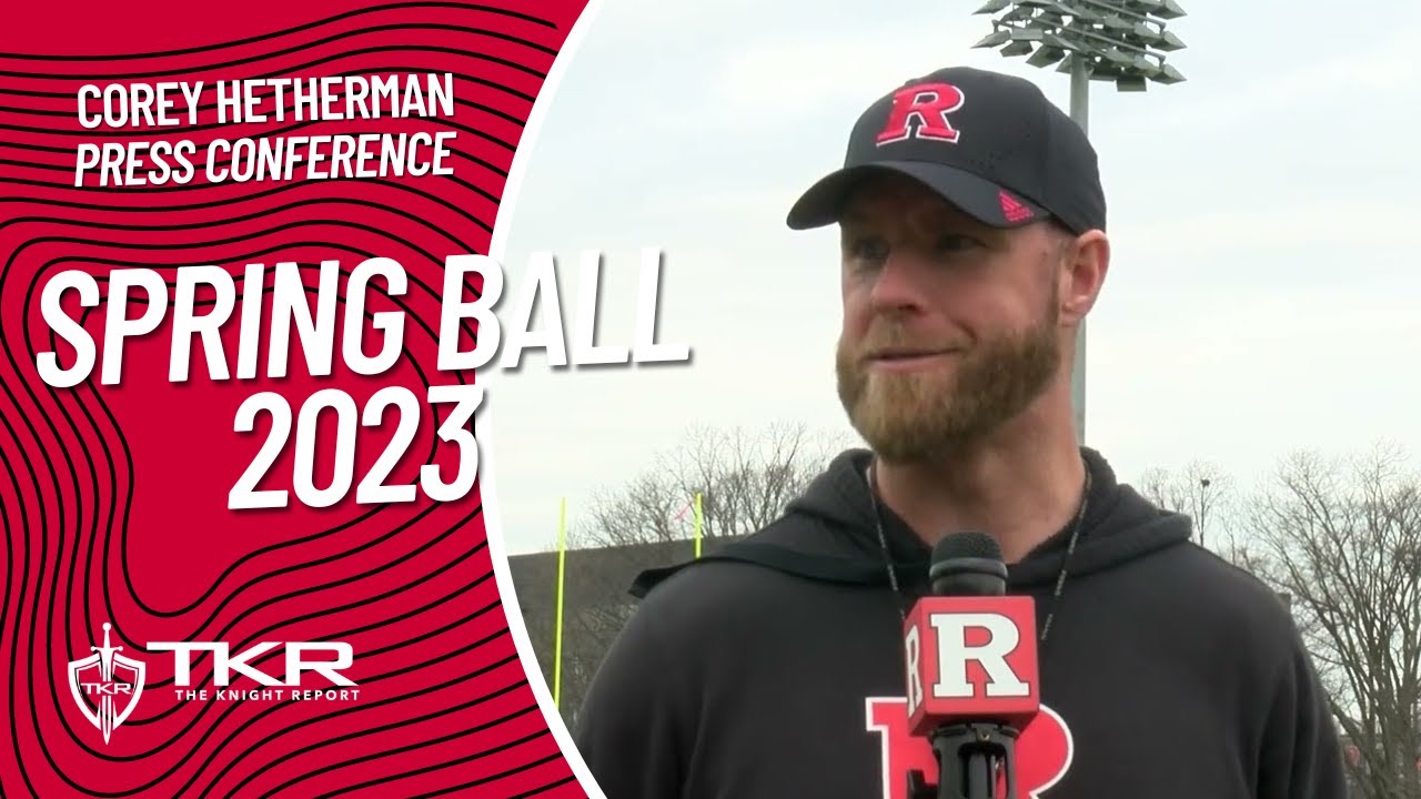 Corey Hetherman talks 2023 #RFootball spring practice week five -- # ...