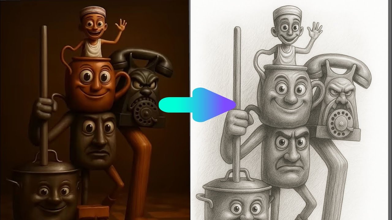 How to draw Là sahur Combinazione |Easy Method - YouTube