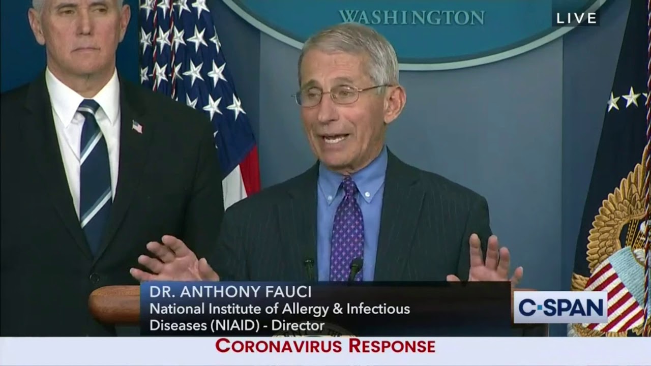 Everything Dr. Fauci Said White House Coronavirus Task Force Briefing ...