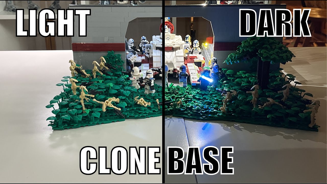 CLONE BASE | With LIghting | Custom V-Wing | Classic Style - YouTube