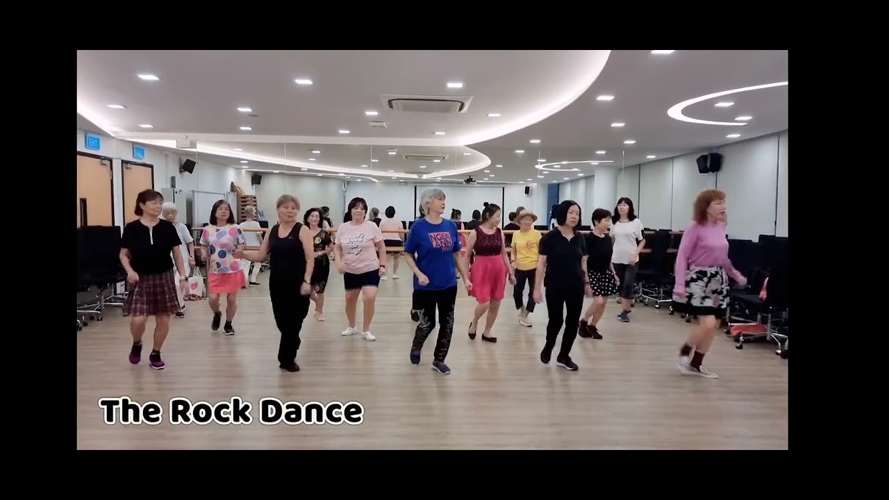 The Rock Dance - Line Dance (Beginner/Intermediate) - YouTube