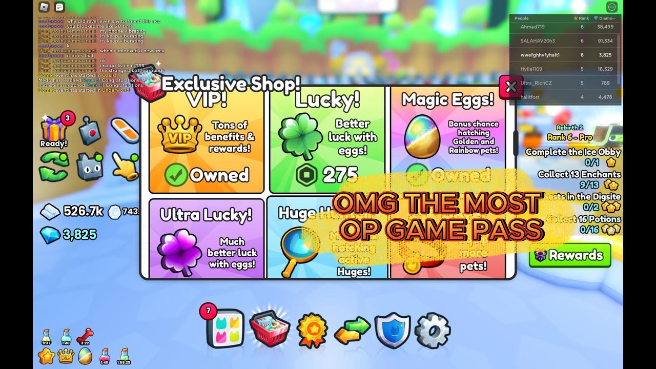 5 Things You Need To Know About The New Magic Eggs Game Pass In Roblox Pet Simulator 99 #roblox ...