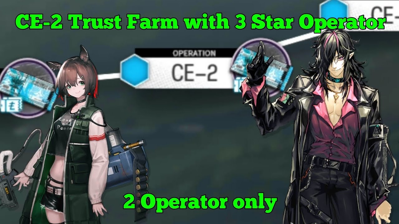 [Arknights] CE-2 Trust Farm with 3 Star Operator only - YouTube