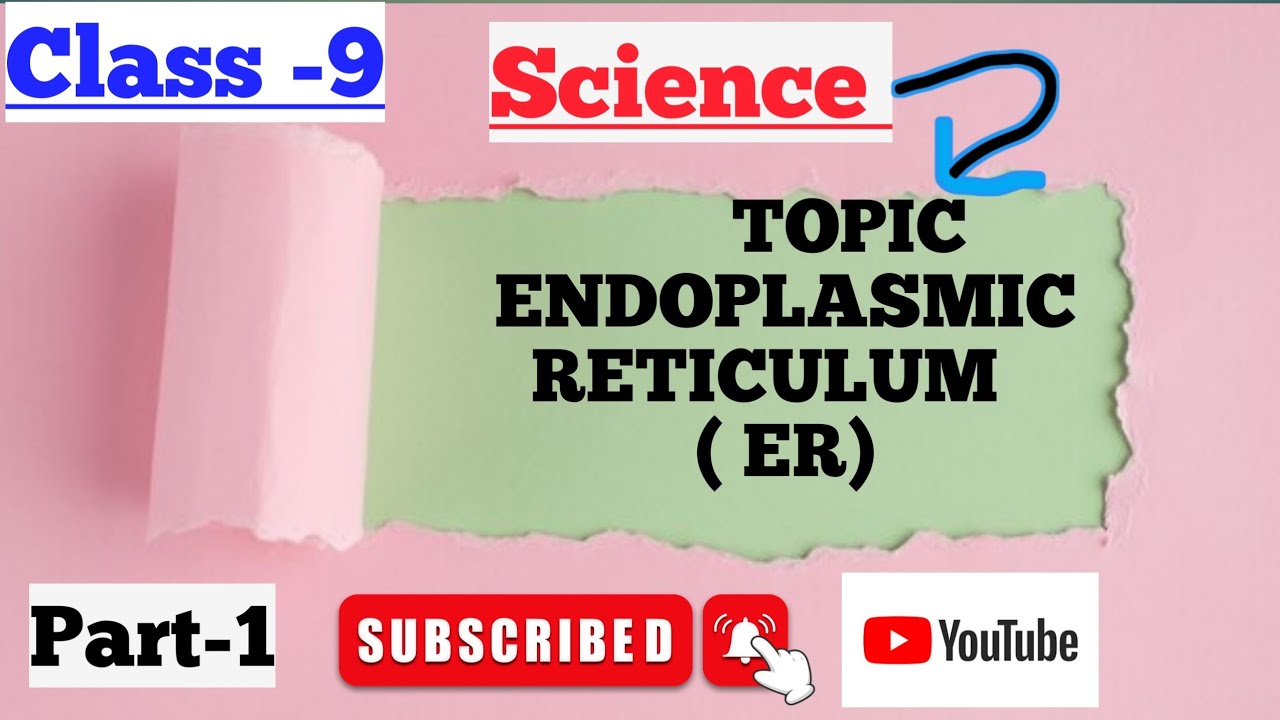 Endoplasmic reticulum//Class -9th//SER and RER# SCIENCE # Part-1#🔥🔥💯 ...