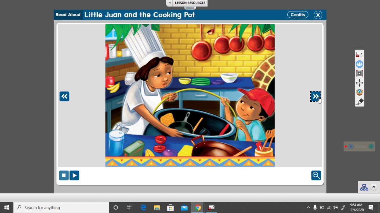 Unit 4 Week 1 Day 4 Interactive Read Aloud Little Juan and the Cooking ...