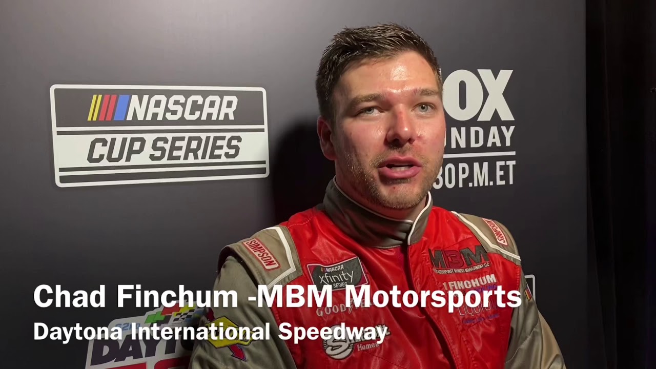 Chad Finchum Talks Motorsports Journey - Daytona 500 Media Day - YouTube