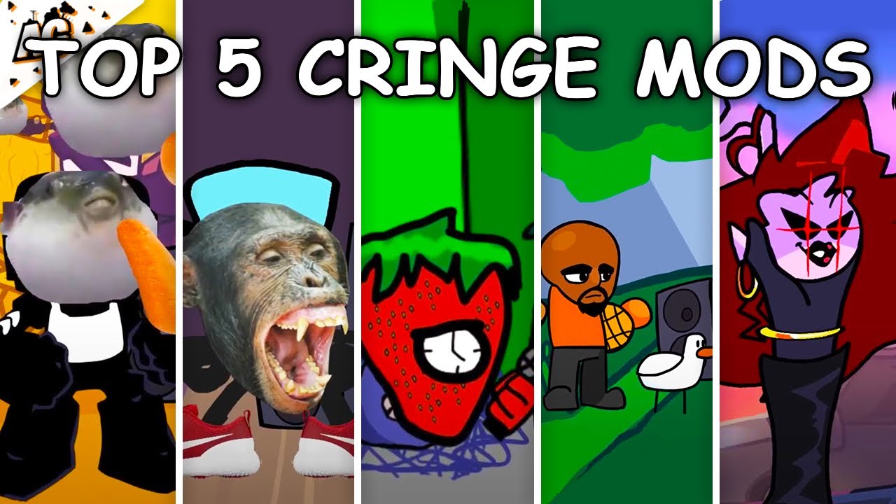 Top 5 Cringe Mods - Friday Night Funkin’ - YouTube