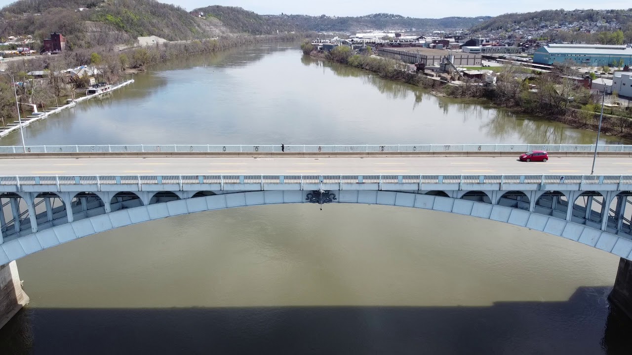 40th Street Bridge Drone Shot - Pittsburgh, PA (Copyright Free) - YouTube