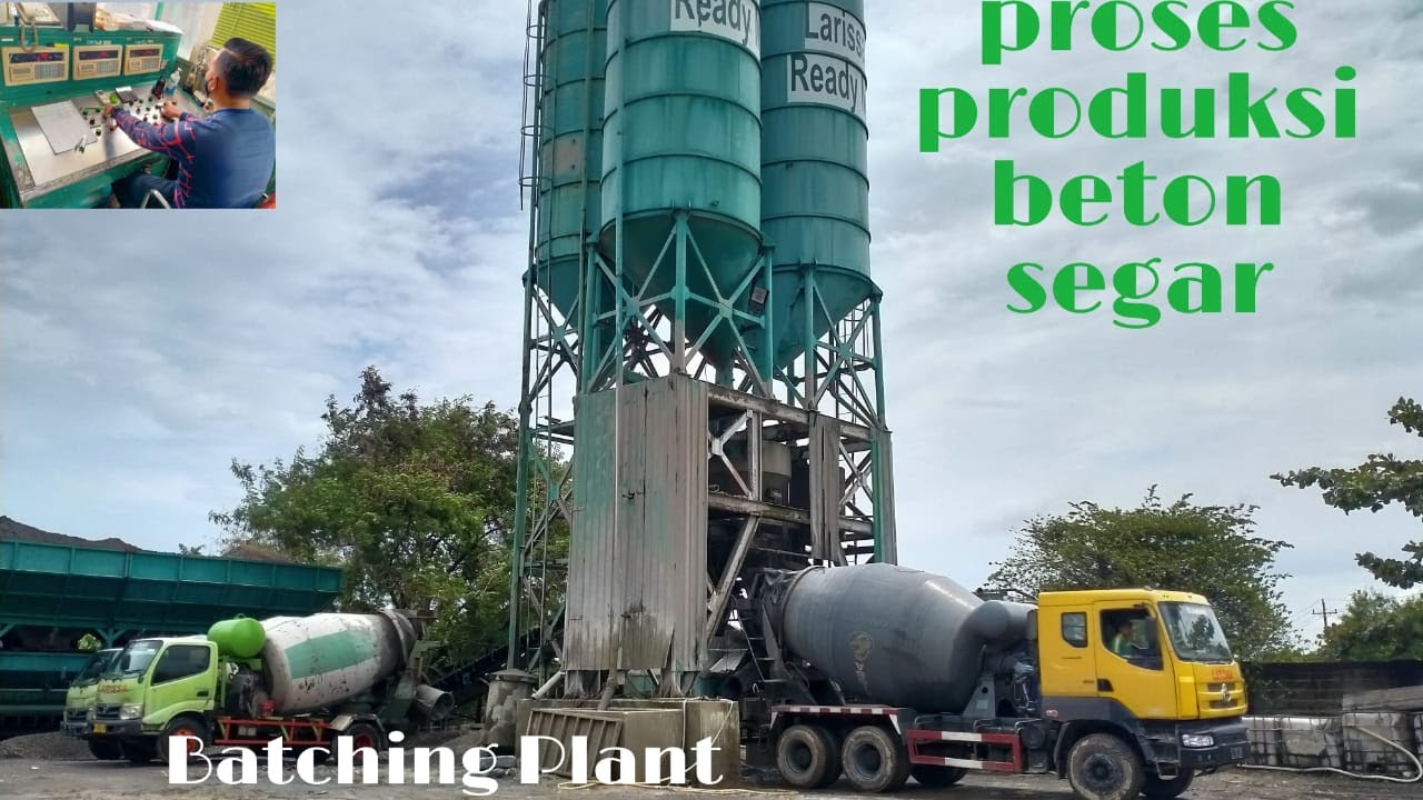 Mau tau...? Proses produksi beton segar - YouTube