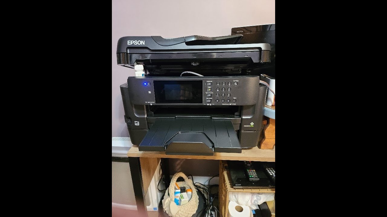 Epson WorkForce WF-7720 Wireless Wide-format Color Inkjet Printer with ...