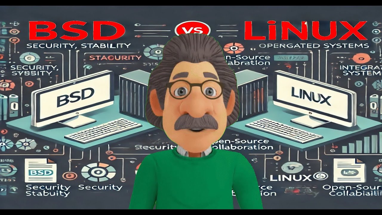 Linux ou BSD ? c'est la question ! - YouTube