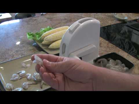 Shrimp Butler - Shrimp Peeler and Deveiner How To Demonstration and ...