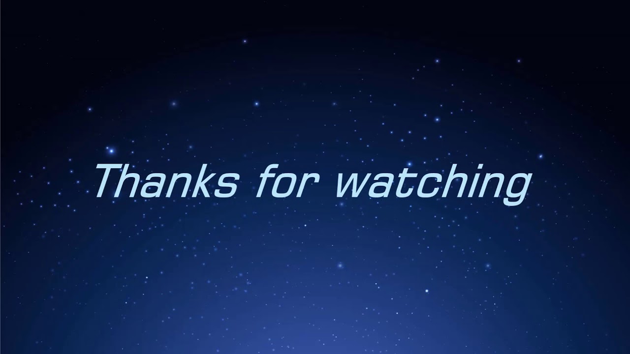 Thanks for watching blue outro - YouTube